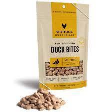 Vital Essentials Dog Freeze Dried Treat Bites Duck 2oz – The 4 Paws Market